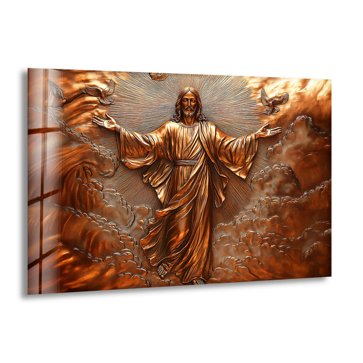 Heavenly Ascension of Christ – Glass Kitchen Backsplash ...