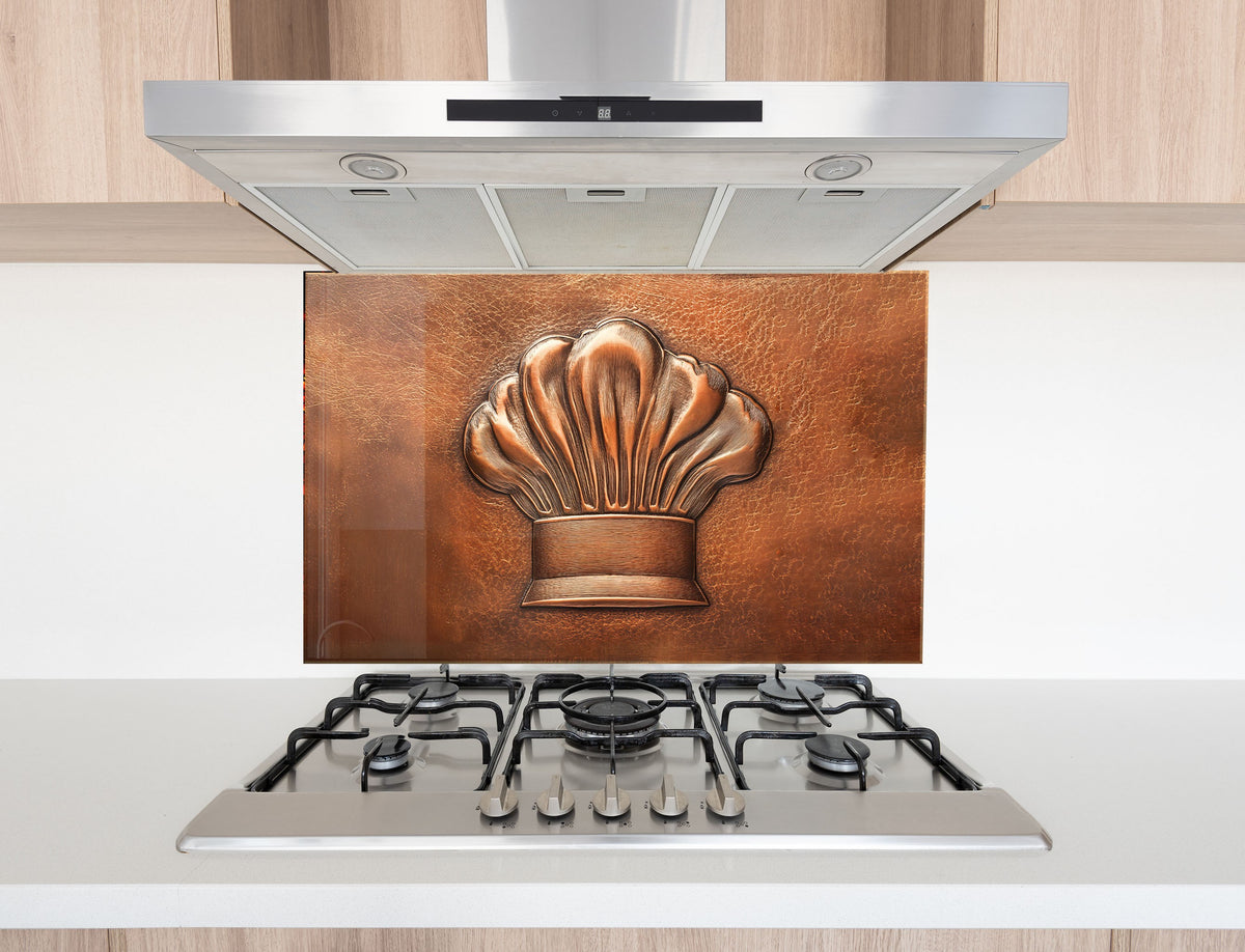 Chef’s Hat Prestige – Glass Kitchen Backsplash – BacksplashArtworks