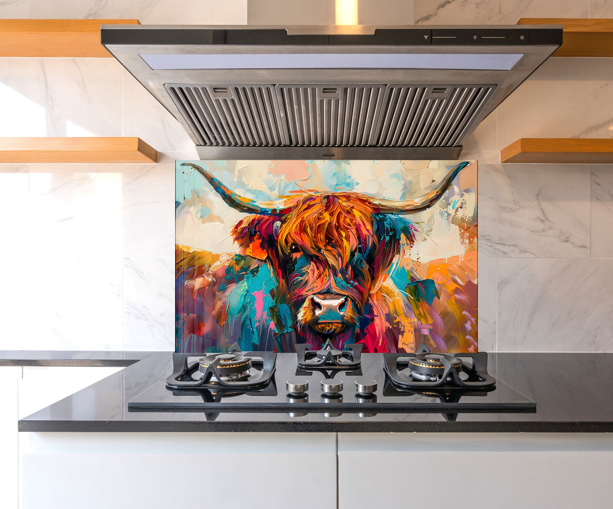 Abstract Glass Kitchen Splashbacks – BacksplashArtworks