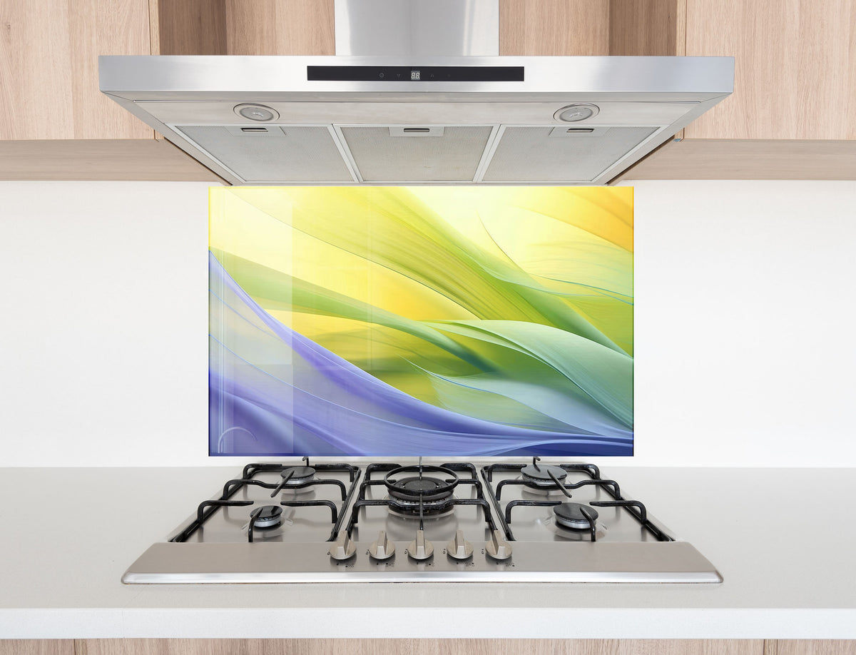 Abstract Glass Kitchen Splashbacks – BacksplashArtworks